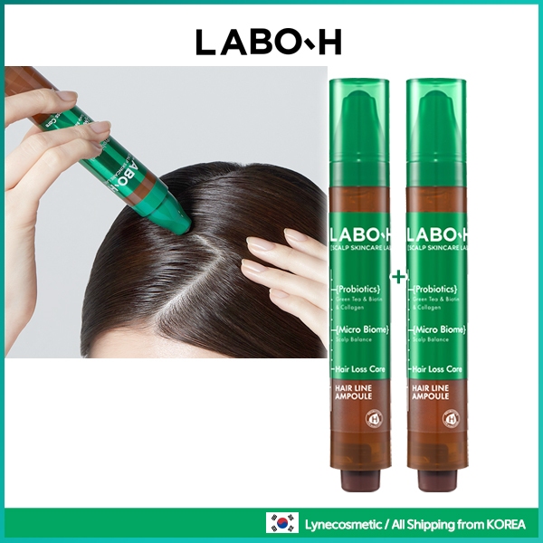[1+1] LABO-H Hair Loss Care Hair Line Ampoule 15ml Double Set | Shopee ...