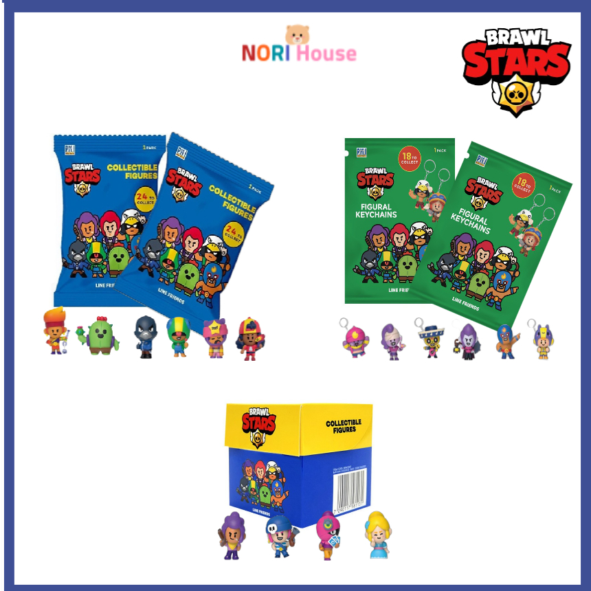 Line Friends Brawl Stars Charact Collectible Figure 1 Pack | Shopee ...