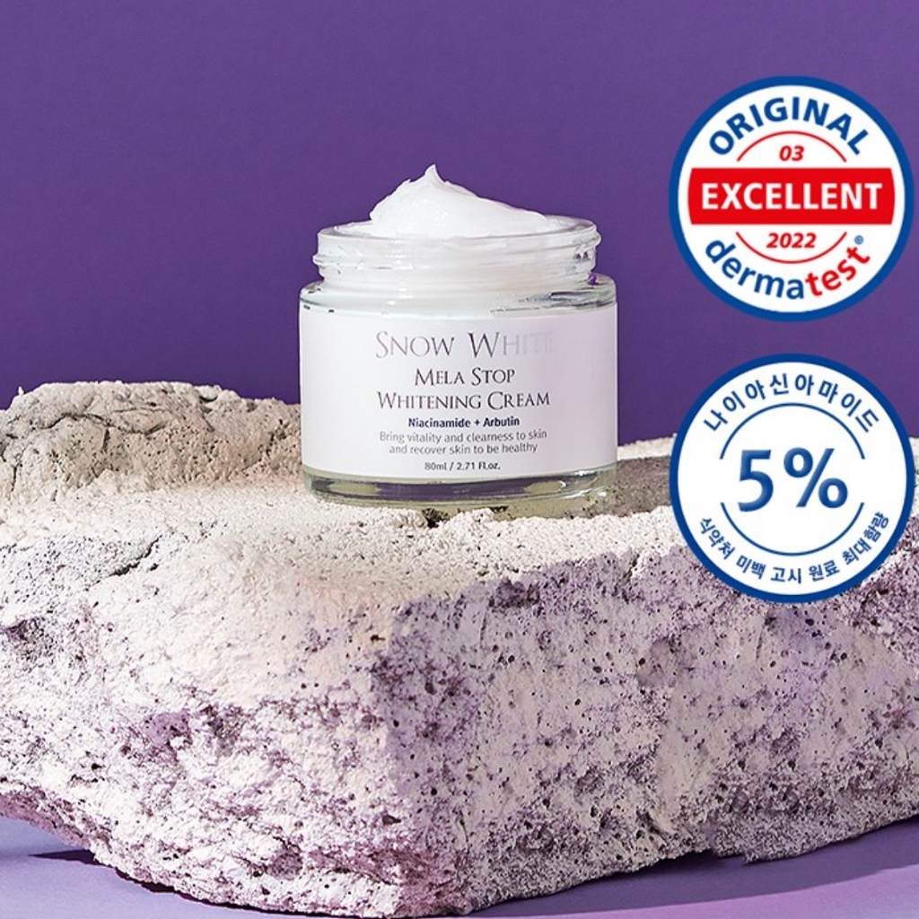 Beauty Recipe Snow White Mela Stop Whitening Cream, 80ml | Shopee Malaysia