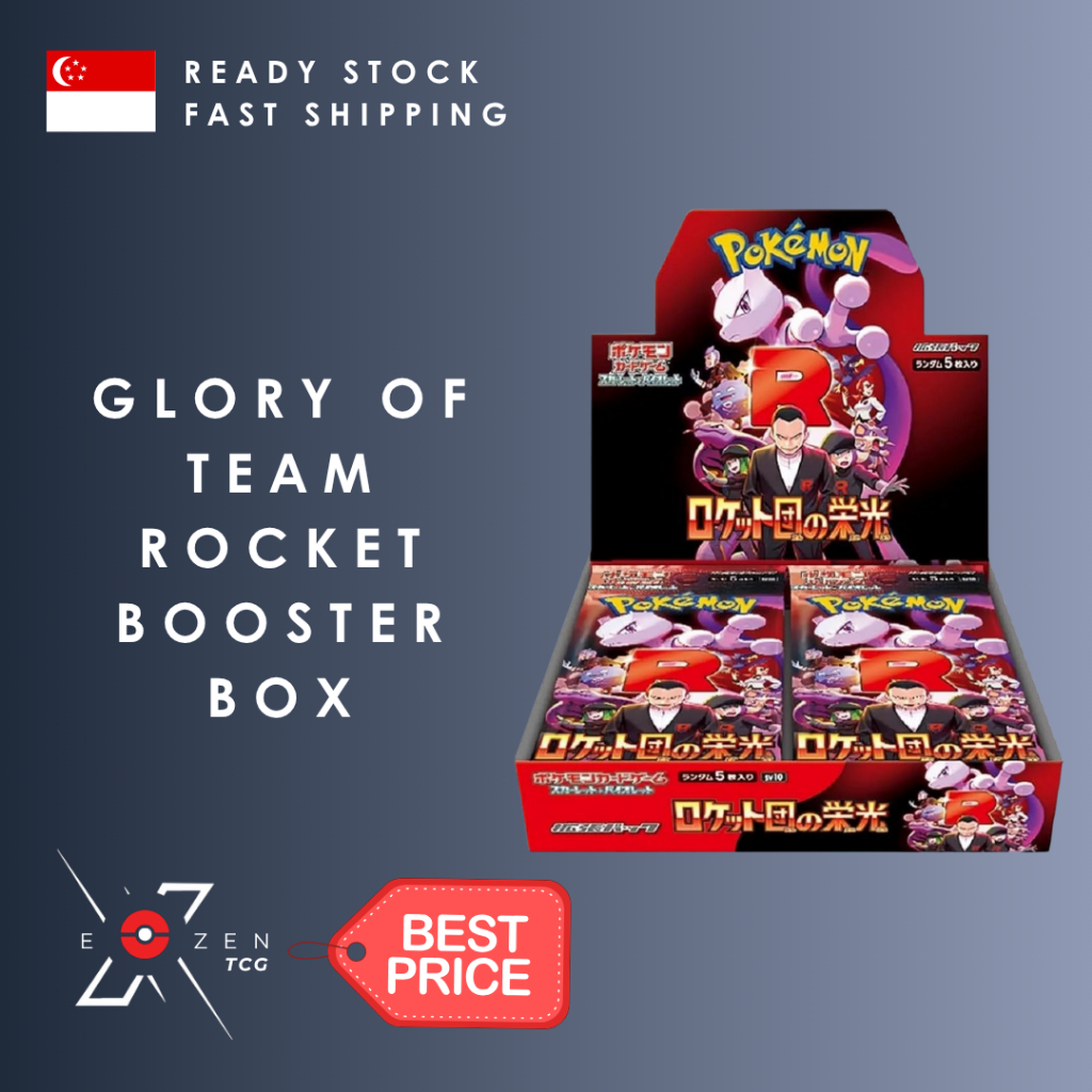 Pokemon Glory of Team Rocket Booster Box [Japanese][sv10] | Shopee Malaysia
