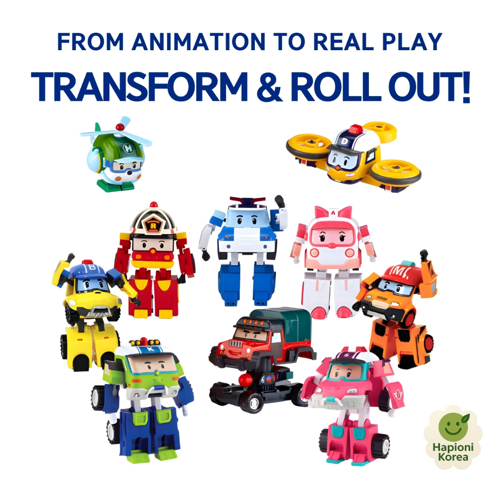 Robocar Poli 4 Inch Transformation Robot Toy for Kids | Shopee Malaysia