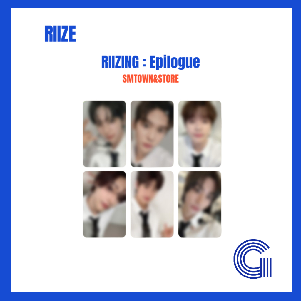 [SMTOWN&STORE POB]RIIZE- ‘RIIZING : Epilogue(NO ALBUM) | Shopee Malaysia