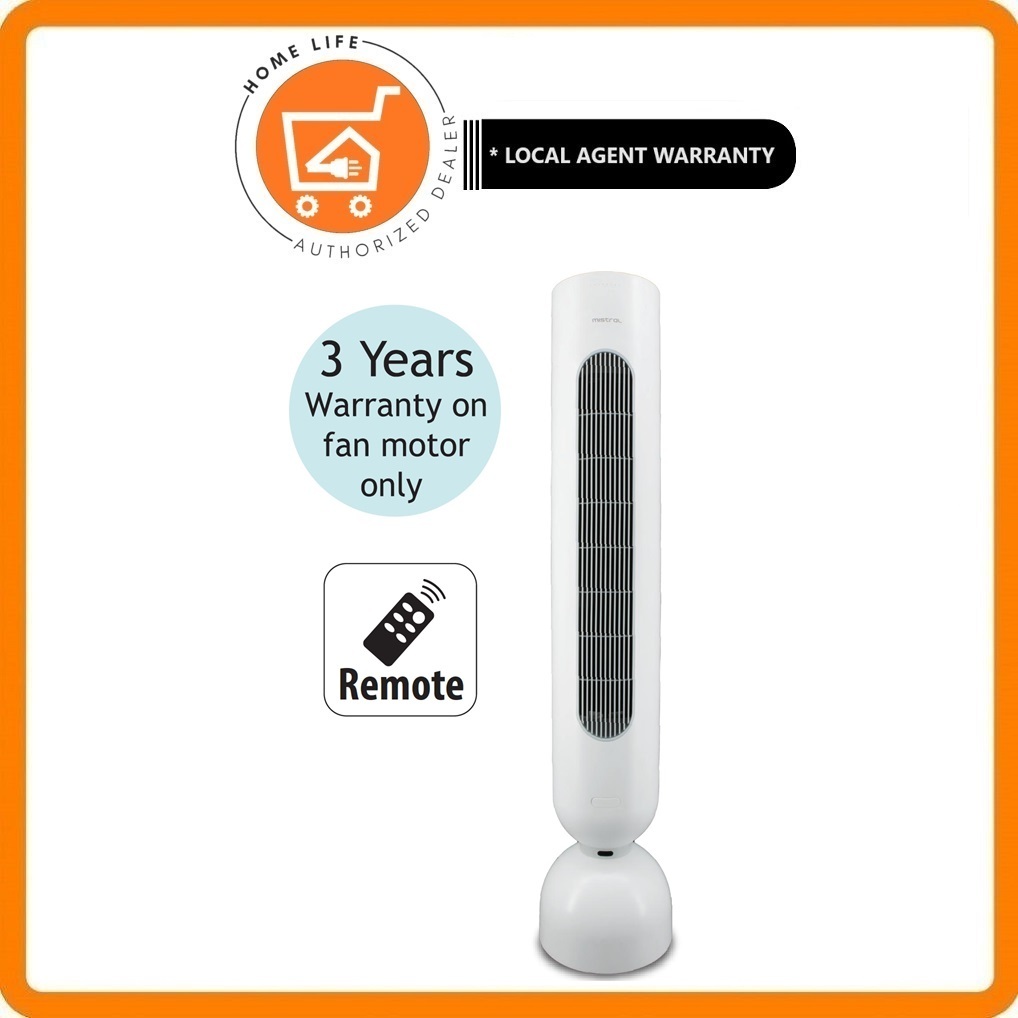 Mistral MFD4308DR DC Tower Fan With Remote Control 43 Inch | Shopee ...
