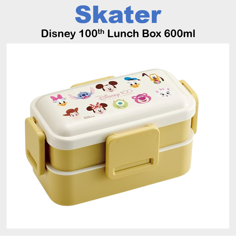 [SKATER] Disney 100th 2-Tier Lunch Box 600ml PFLW4AG | Shopee Malaysia