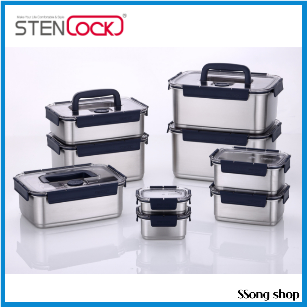 Stenlock Stainless Steel Airtight Container Most Set | Shopee Malaysia