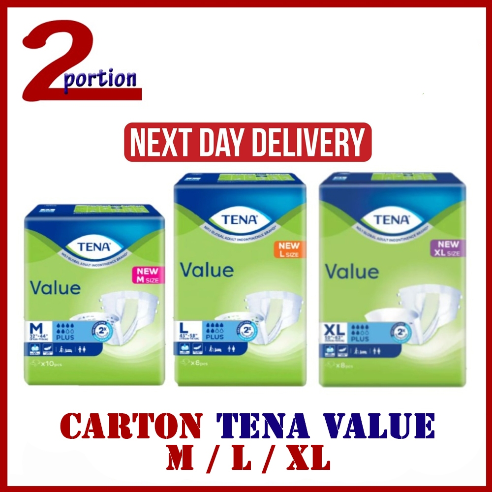 GUARENTEED TENA VALUE TAPE / PANTS VALUE / SLIP MAXI / PLUS / SUPER ADULT DIAPERS | Shopee Malaysia