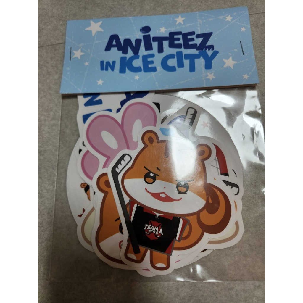 ON HAND) ATEEZ X ANITEEZ POP-UP STORE 'ANITEEZ IN ICE CITY DECO STICKER ...
