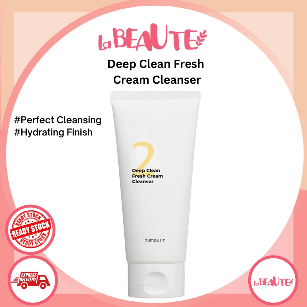 Numbuzin #2 Deep Clean Fresh Cream Cleanser 120ml | Shopee Malaysia