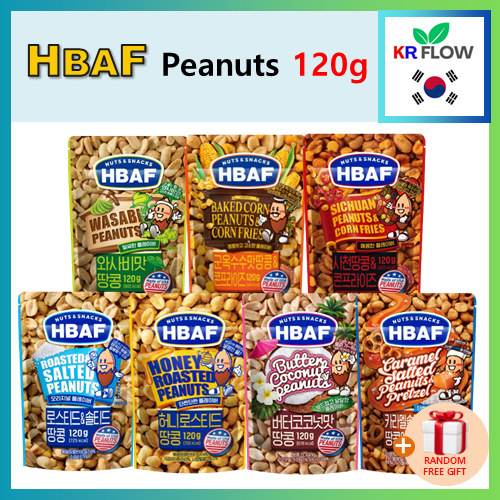 [HBAF] Peanuts Collection (120g) + RANDOM FREE GIFT / Honey Roasted Peanuts / Roasted & Salted ...