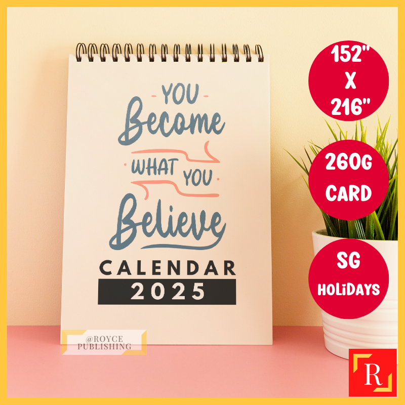 2025 Motivational Quotes Desktop Calendar 3 - |ROYCE PUBLISHING ...