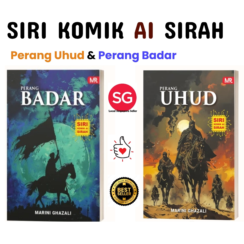 SIRI KOMIK AI SIRAH - Perang Uhud & Perang Badar (ISLAMIC HISTORY BOOK ...