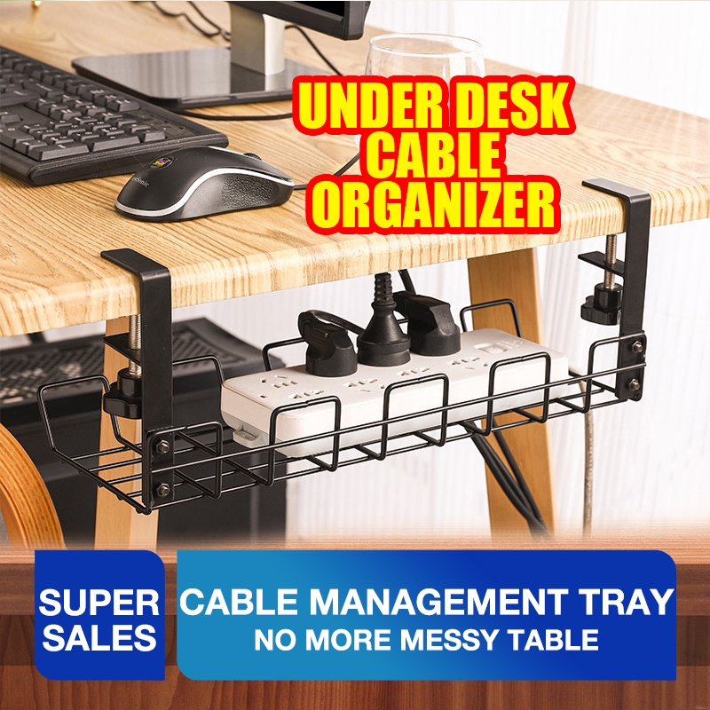 Under Desk Cable Organizer under desk cable management Storage ...