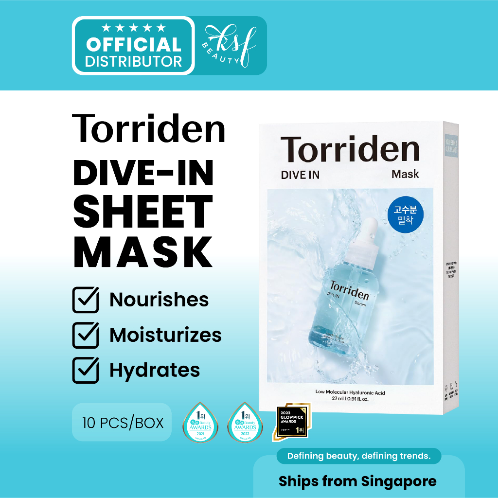 Torriden Skincare Dive In Low Molecular Hyaluronic Acid Facial Serum ...