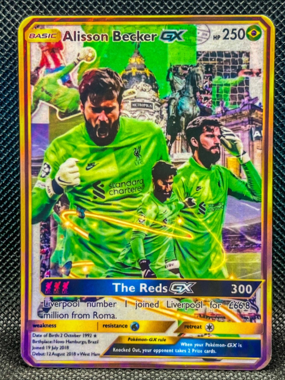 Liverpool - Alisson Becker GX Pokemon Card | Shopee Malaysia