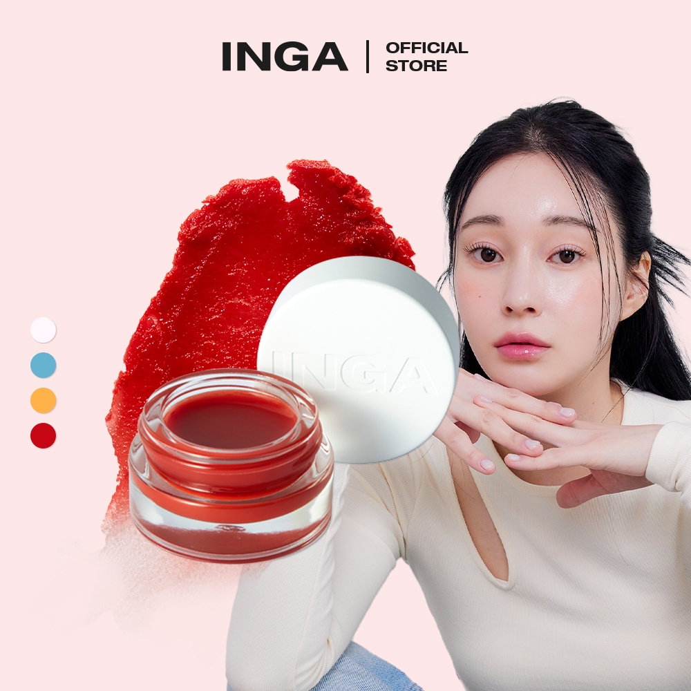 INGA Multi lip Glaze and blush cream Water Freeze Lip&Cheek (4 colors ...