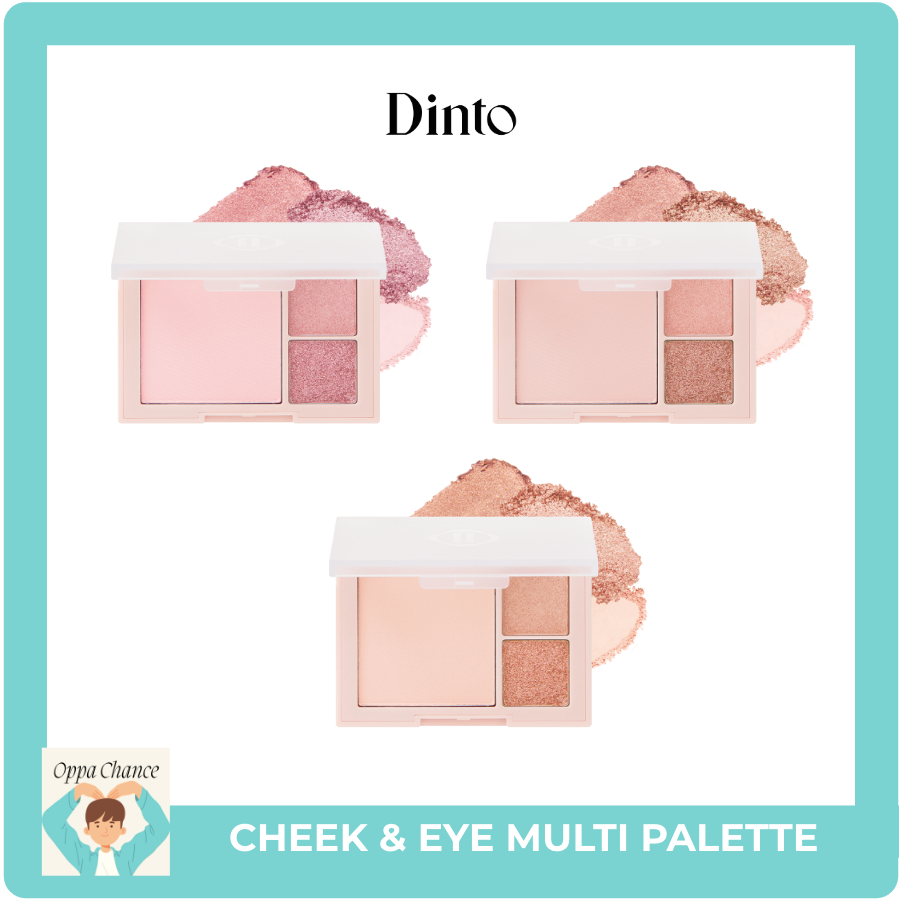*Buy 2, get Kim Soo Hyun photocard* [Dinto] Cheek & Eye Multi-Use Palette (3 kinds) | Shopee ...
