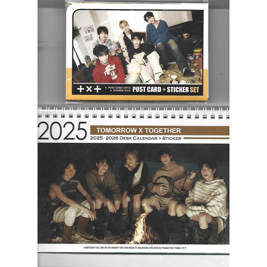 TXT Photo Calendar Year 2025 & 2026+[Post Card Set] K-POP | Shopee Malaysia