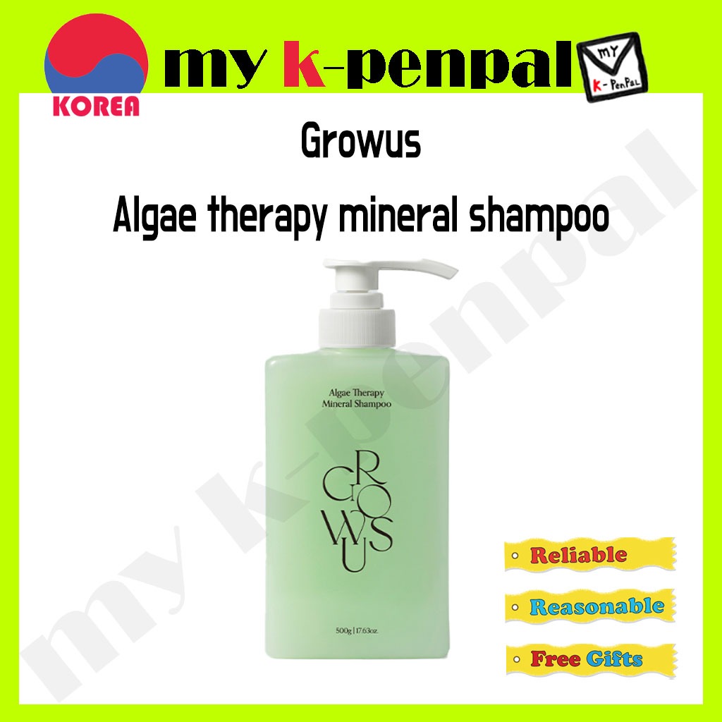 [Growus] Algae therapy mineral shampoo 500g | Shopee Malaysia