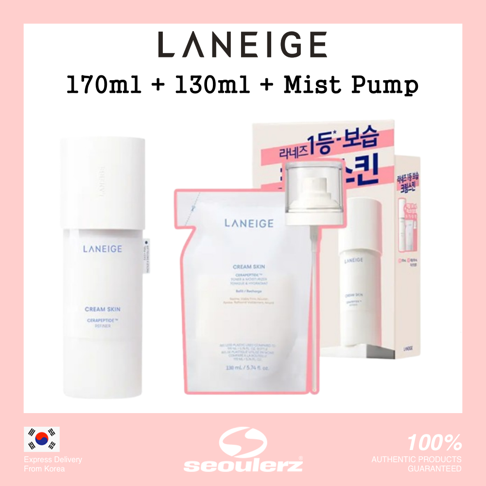 [LANEIGE] Cream Skin 170ml + 130ml | Shopee Malaysia