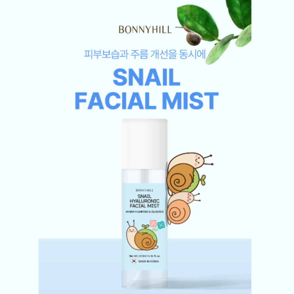 [BONNYHILL]SNAIL HYALURONIC FACIAL MIST 200ml | Shopee Malaysia