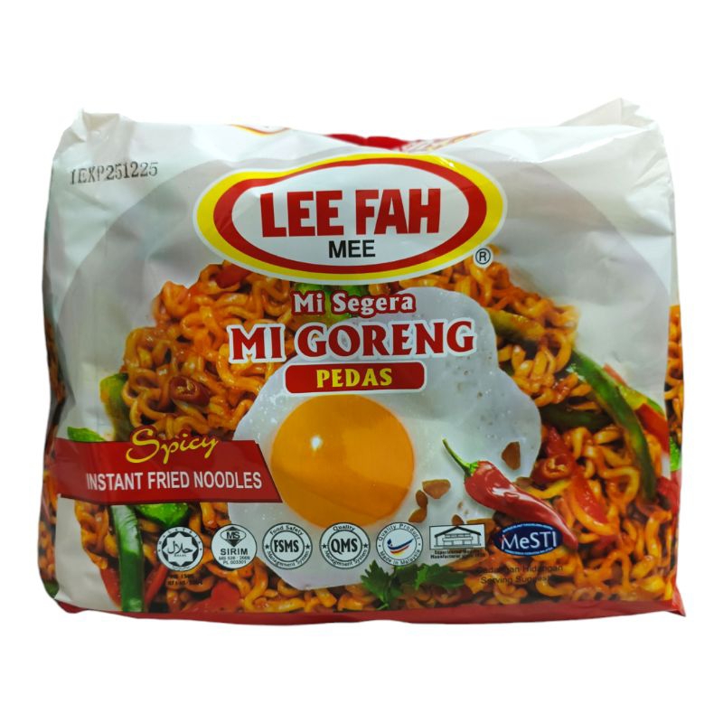 LEE FAH MEE Mi Goreng Pedas 5×80g | Shopee Malaysia