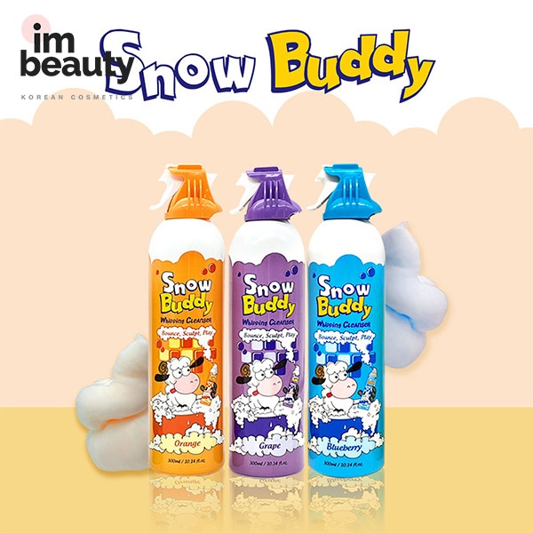 [Snow Buddy] Whipping Cleanser 300 ml Large Capacity Set of 3 (Orange ...