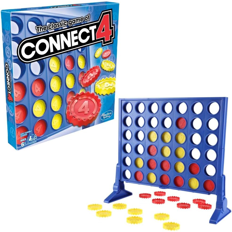 Hasbro Gaming - Connect 4 Game - Classic four in a row game - Board ...