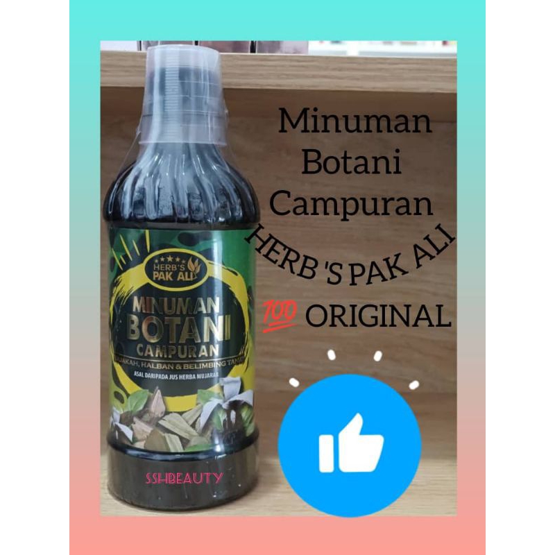 🔥 MINUMAN BOTANI HERBS PAK ALI (450ML) | Shopee Malaysia