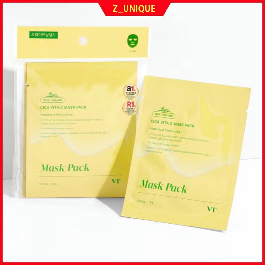 VT Cica Vita C Mask Pack – 1 Sheet / 4 Sheets – Brightening ...