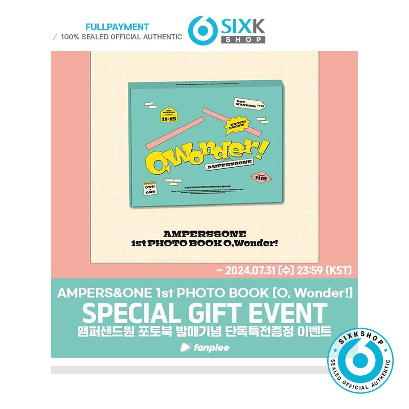 (ONLINE POB) AMPERS&ONE 1st PHOTO BOOK [O, Wonder!] | Shopee Malaysia