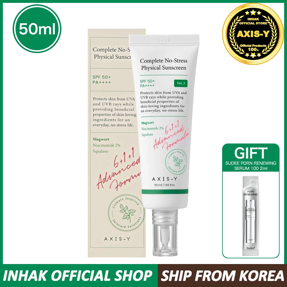 AXIS-Y Complete No-Stress Physical Sunscreen SPF50+,PA++++,50ml ...
