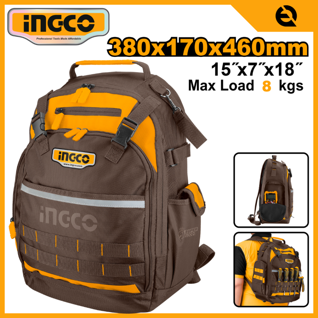 INGCO TOOL BACKPACK | POLYESTER | HBP01028 | Shopee Malaysia