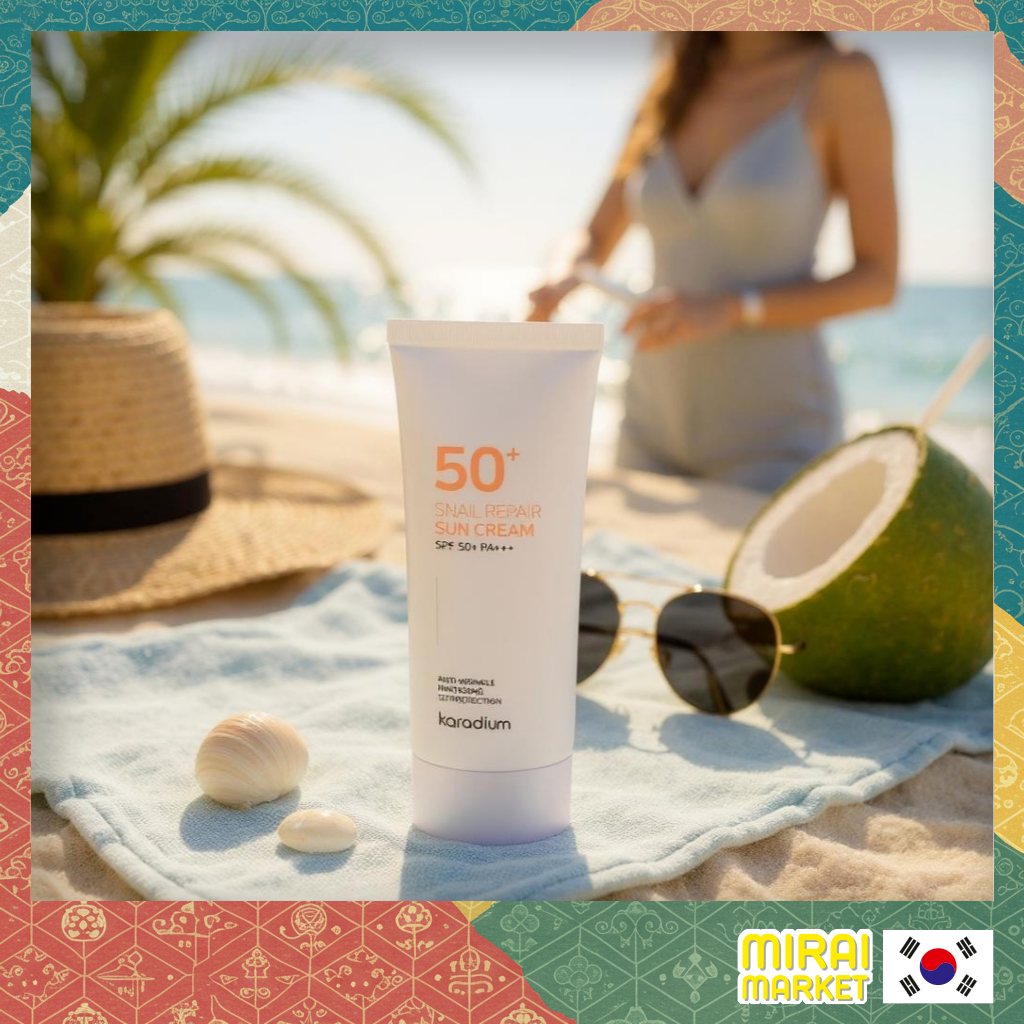 [Karadium] Snail Repair Sun Cream SPF50+ PA+++ (70ml) | Shopee Malaysia