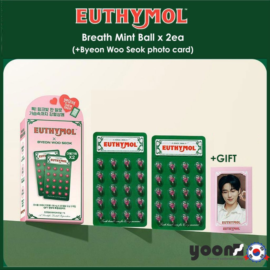 [EUTHYMOL] Breath Mint Ball Cooling Peach (My Melody) / Wooseok's photo ...