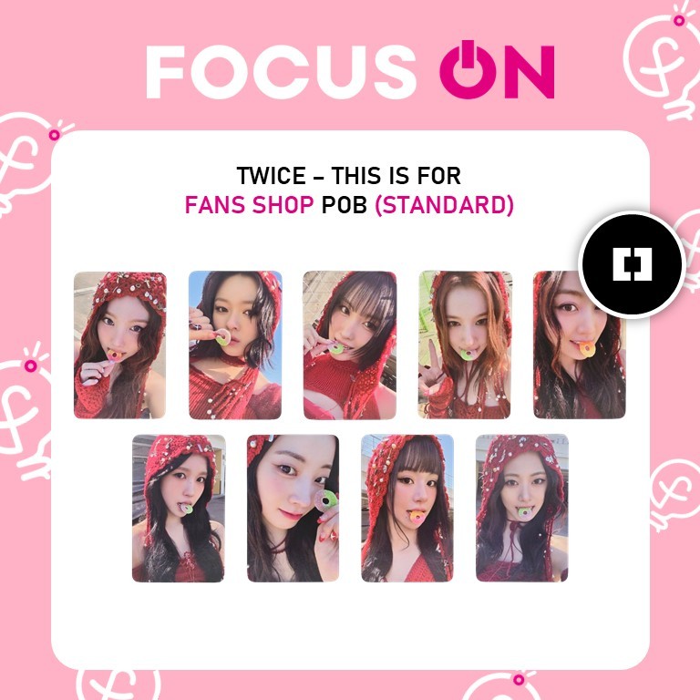 TWICE POB FANS SHOP THIS IS FOR PHOTOCARD | Shopee Malaysia