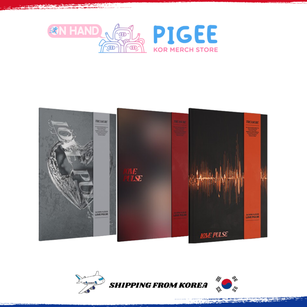 TREASURE - [ LOVE PULSE ] 3RD MINI ALBUM | Shopee Malaysia