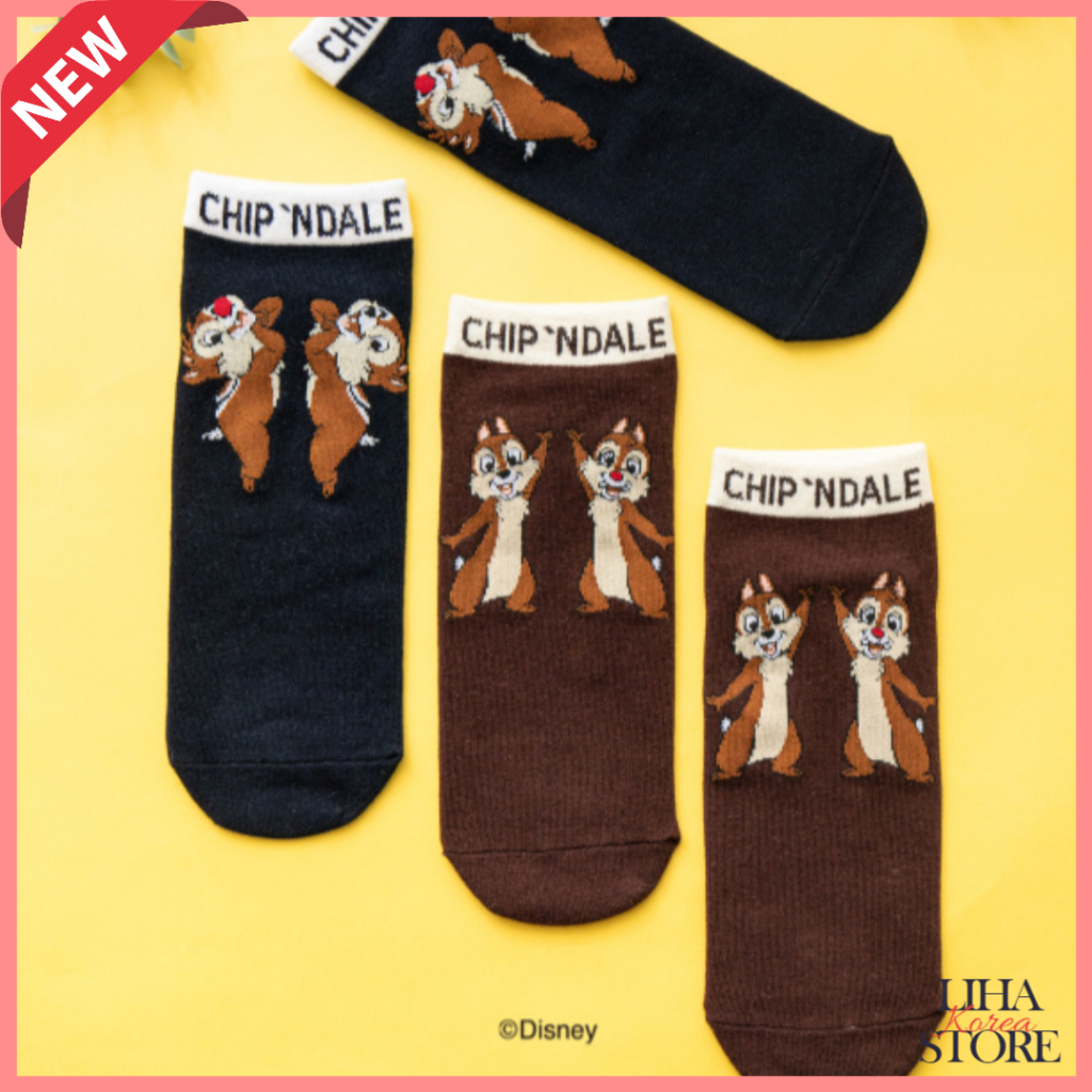 Disney Chip and Dale Socks (230mm~250mm) | Shopee Malaysia