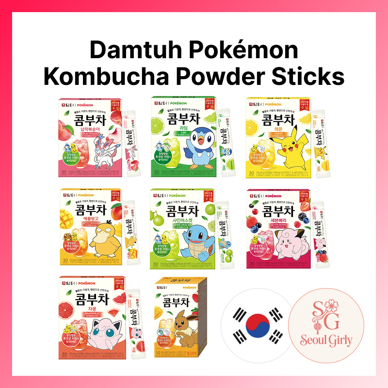Damtuh Pokémon Kombucha Powder Sticks (10T / 30T) | Shopee Malaysia