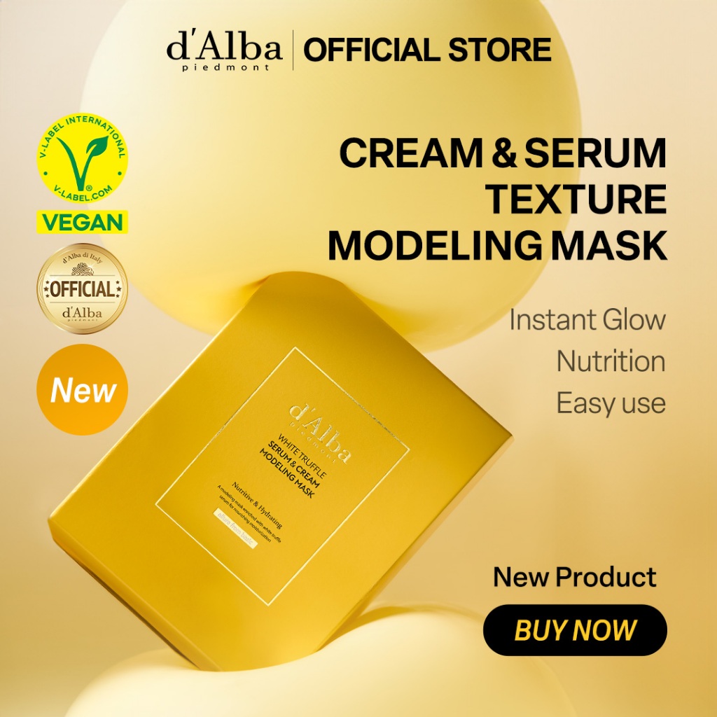 d'Alba White Truffle Serum & Cream Modeling Mask Nutritive & Hydrating ...