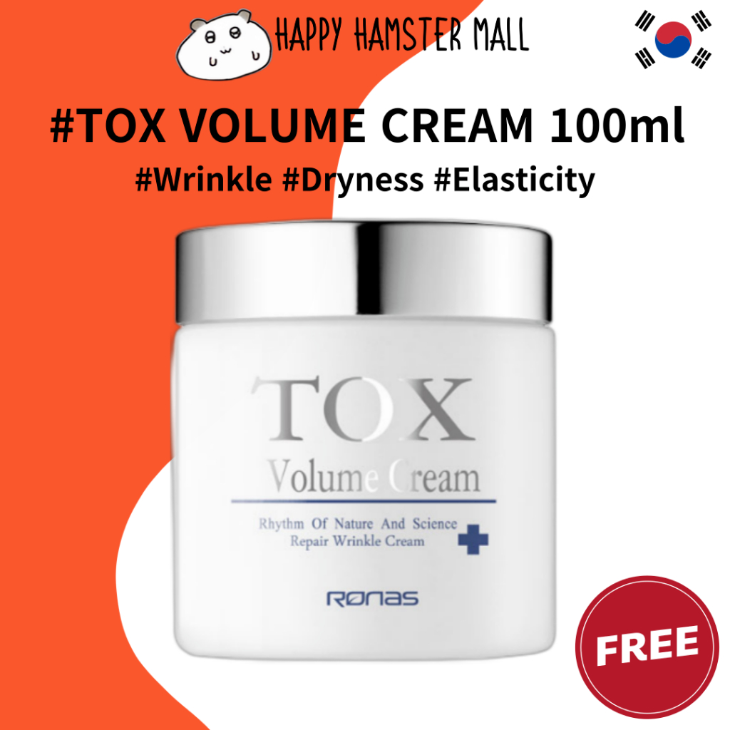 🇰🇷 RONAS Anti Aging Cream TOX VOLUME CREAM 100ml Anti Wrinkle | Shopee Malaysia