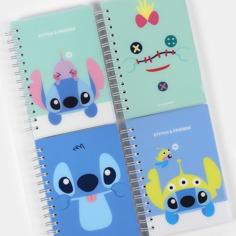 [LAST SToCK] Disney Stitch Spiral Lined Notebook Lilo&Stitch Cute ...