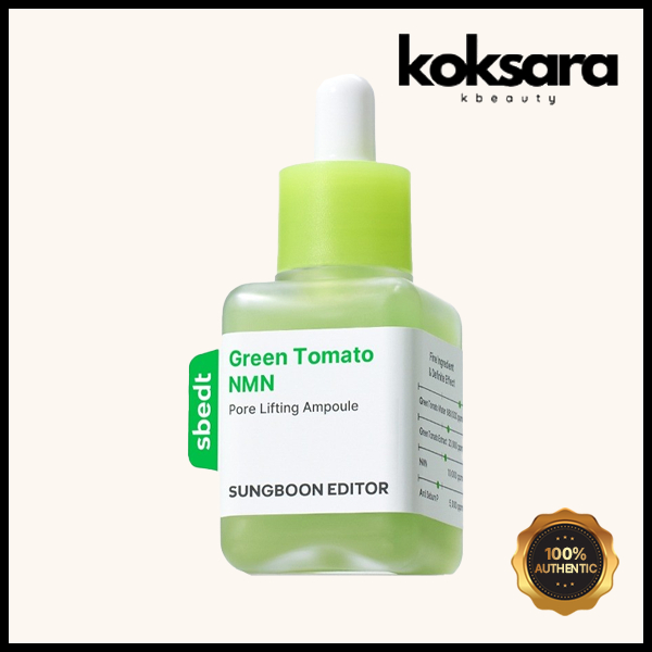 Sungboon Editor Green Tomato NMN Pore Lifting Ampoule 40ml | Shopee ...