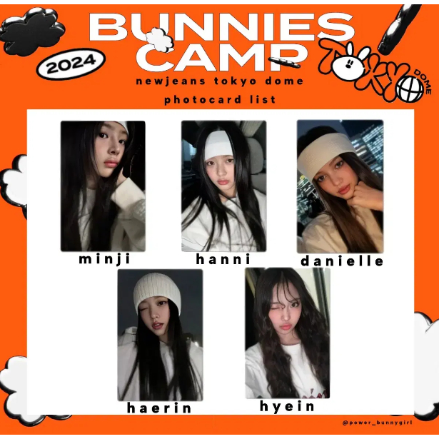 New Jeans Fan Meeting Bunnies Camp 2024Tokyo Dome SPECIAL PREMIUM KIT ...
