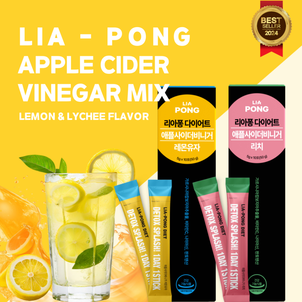 [LIAPONG] Apple Cider Vinegar Drink Mix Diet (Lemon & Citron, Lychee ...