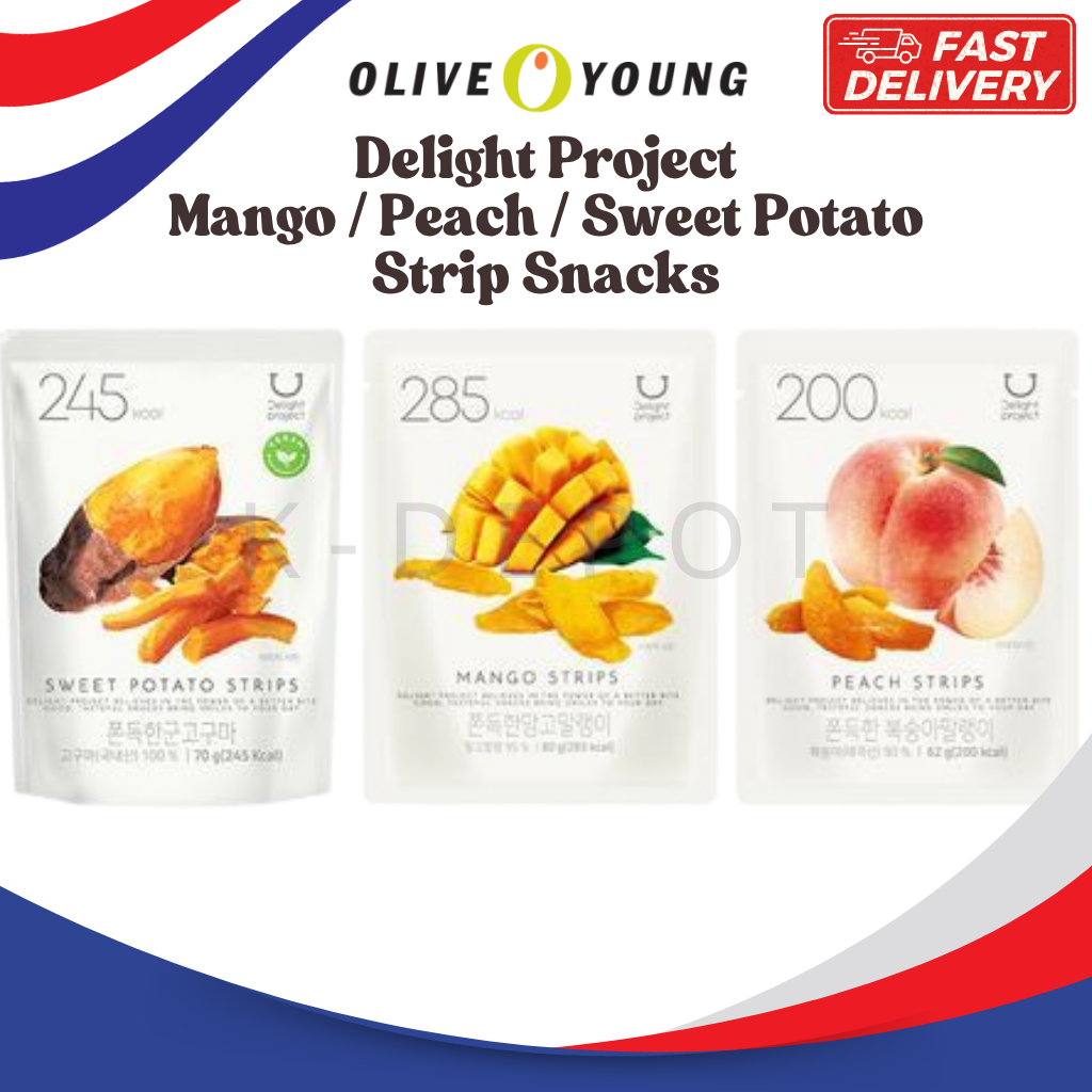 [Olive Young Delight Project] Fruit & Veggie Snack Strips – Peach ...