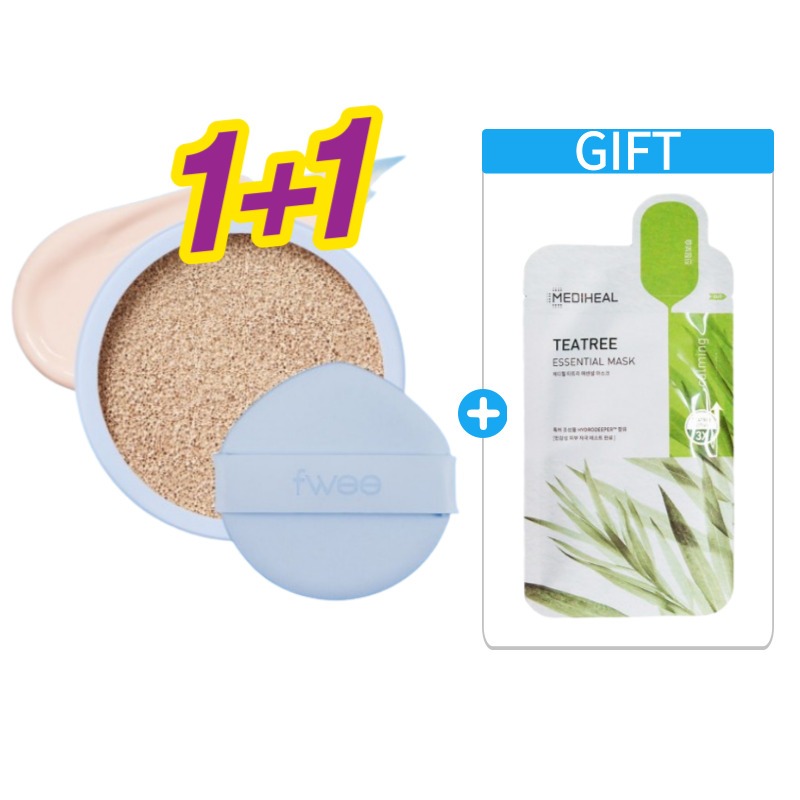 [1+1][Pack Free] fwee cushion glass natural refill 13g (5 Colors ...