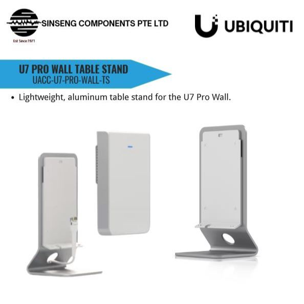 Ubiquiti Unifi UACC-U7-Pro-Wall-TS U7 Pro Wall Aluminum Table Stand ...