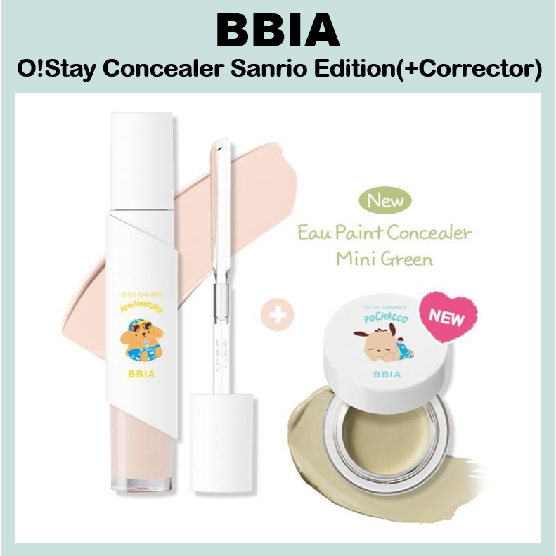 [BBIA] O! Stay Concealer Sanrio Characters Edition (+Green Corrector Gift Set) Tanning Sanrio ...