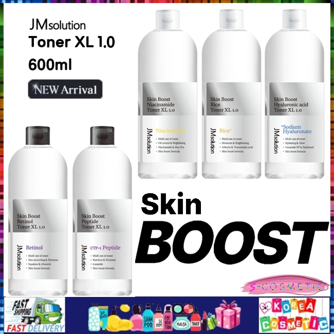 [JM solution]600ml Skin Boost Toner XL 1.0 KOREA cosmetics JMsolution | Shopee Malaysia