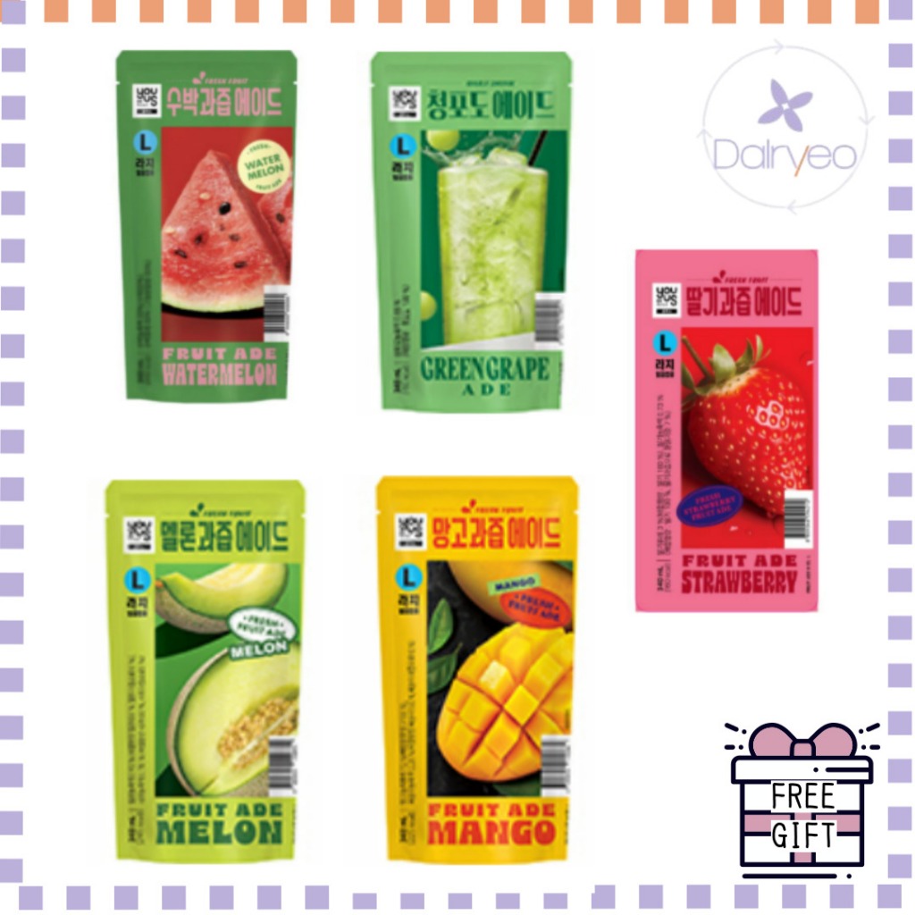 GS Convenience Store Choose from 5 kinds of fruit-flavored ade L, 3p ...
